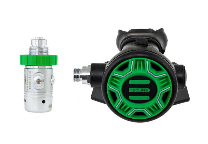 Diving4all. TecLine REGULATOR R1 REC1 100% O2 M26X2, STAGE SET - EN250A ...